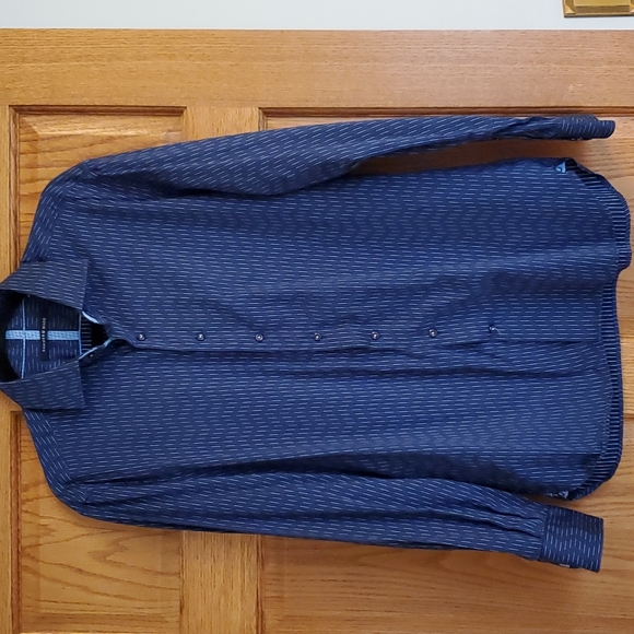 Hammer Made | Shirts | Mens Hammer Made Beautiful Blue Print Shirt Worn ...